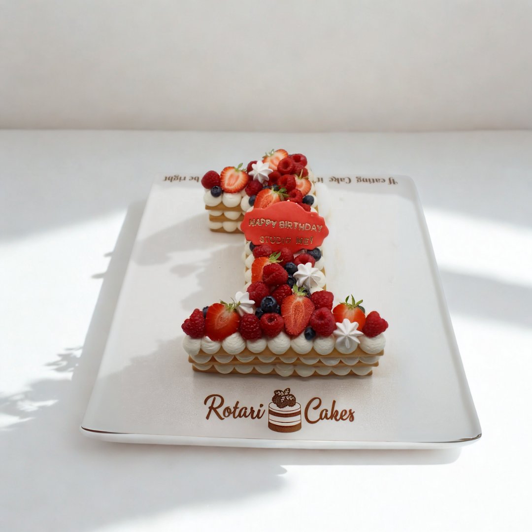 Custom Number Cakes in Nottingham - Rotari bakes