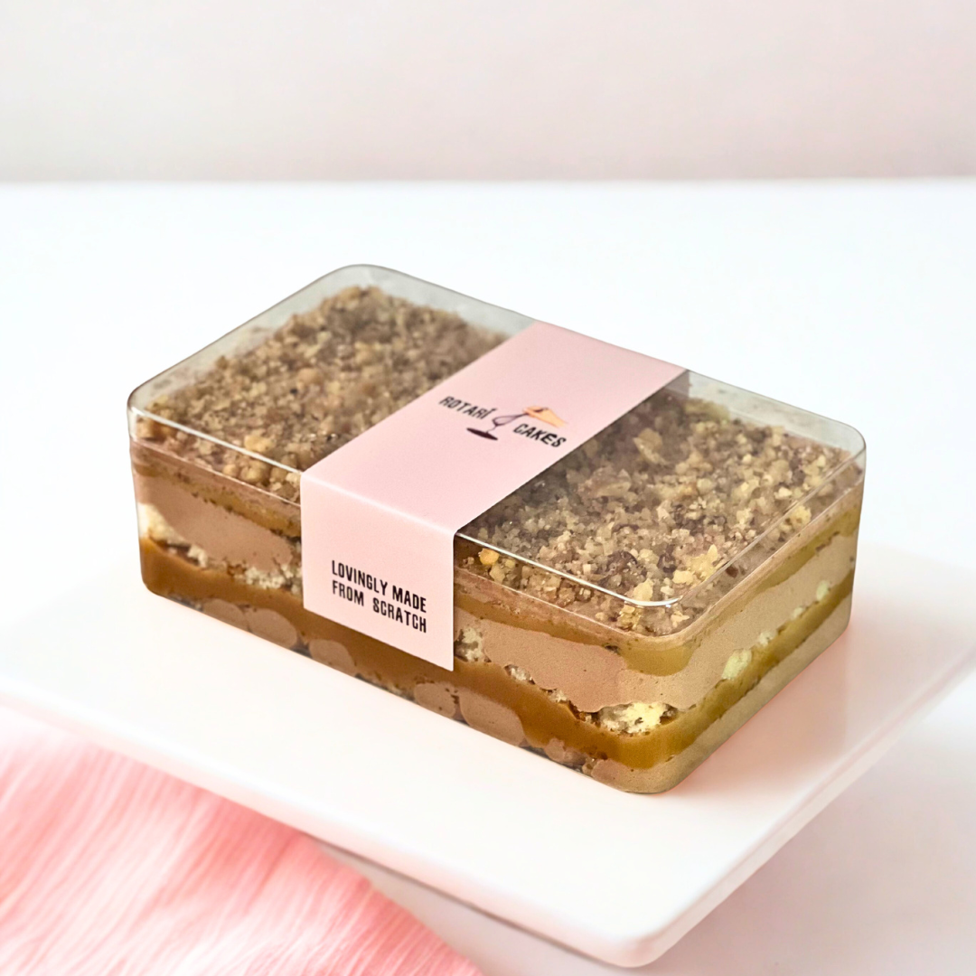 Chocolate Caramel Walnut Cake (6 layers-400g) – Rotari bakes