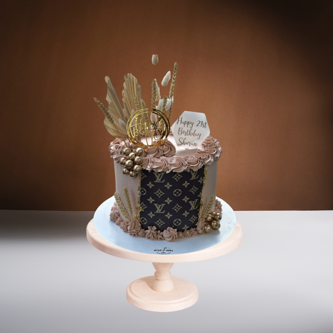 LV-Inspired Designer Cake – Rotari bakes