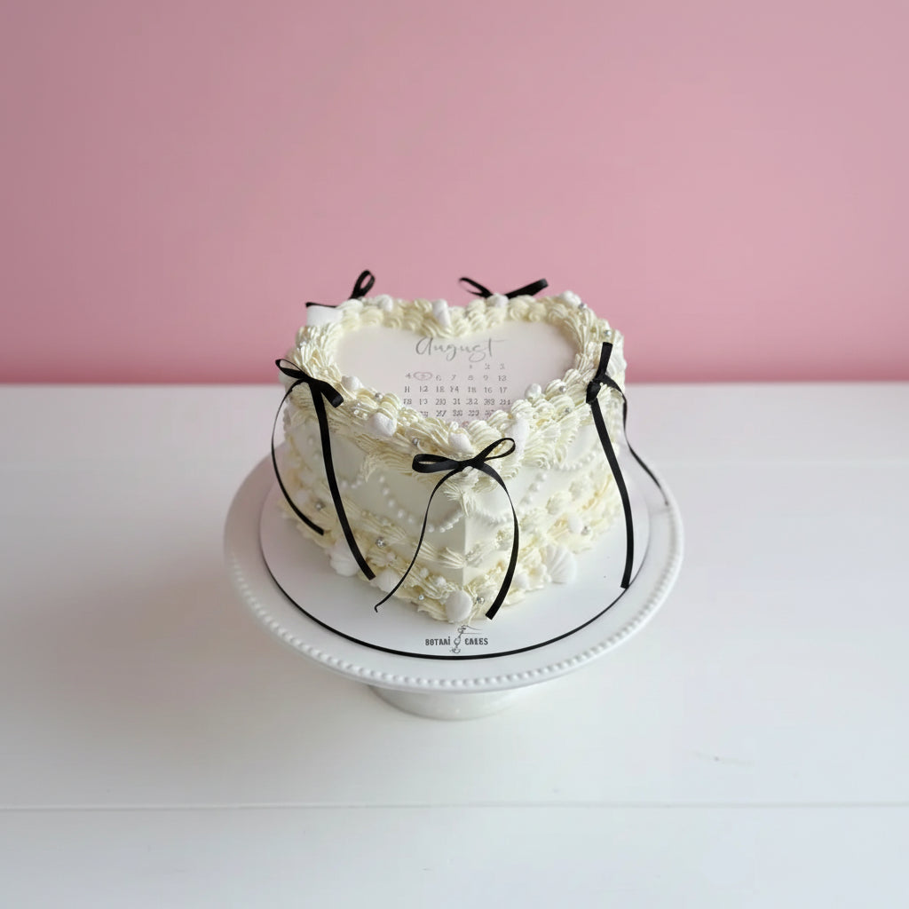 Heart Shaped Calendar Cake – Rotari bakes