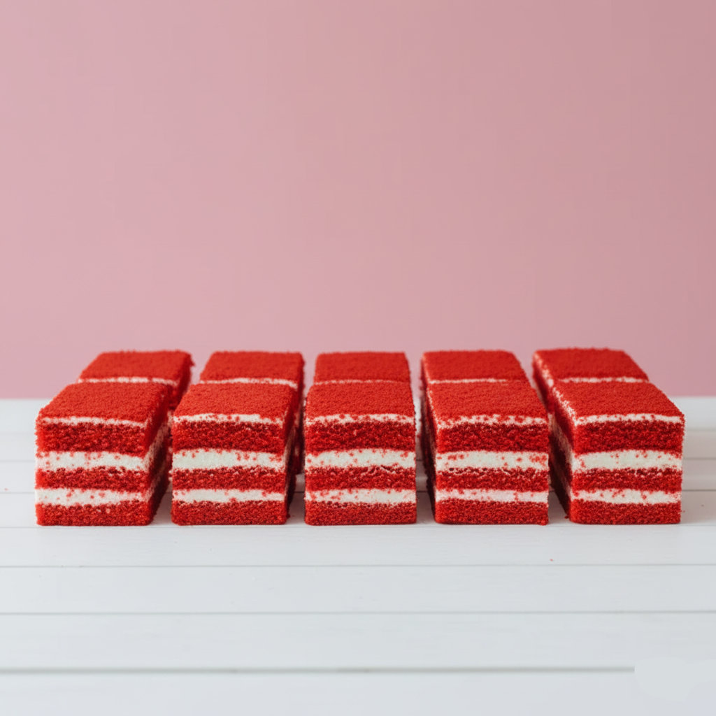Red Velvet Slice Cake – Rotari bakes