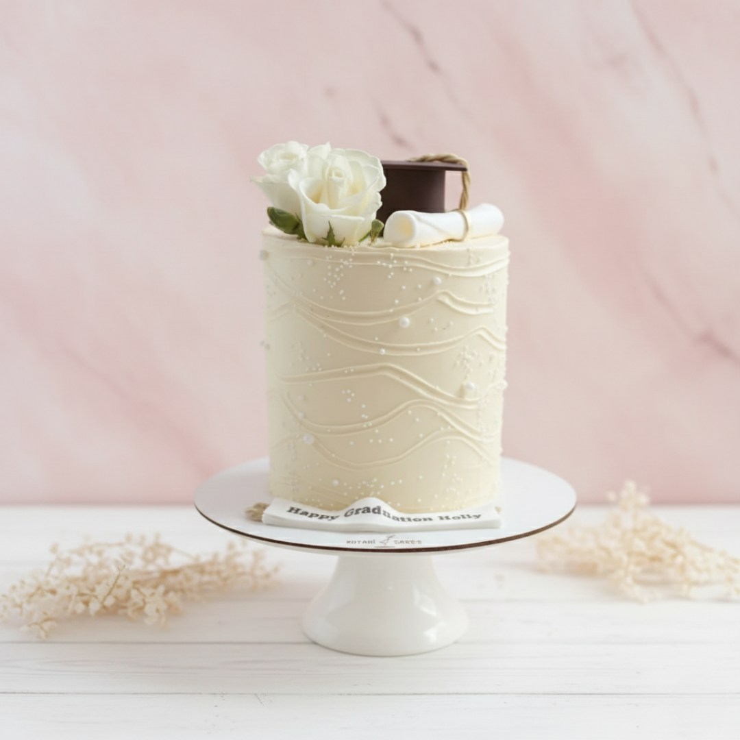 Tall Graduation Cake – Rotari bakes