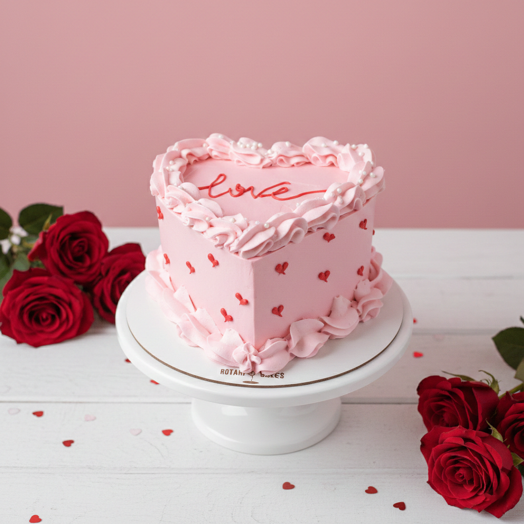 Love Cake heart Shape – Rotari bakes