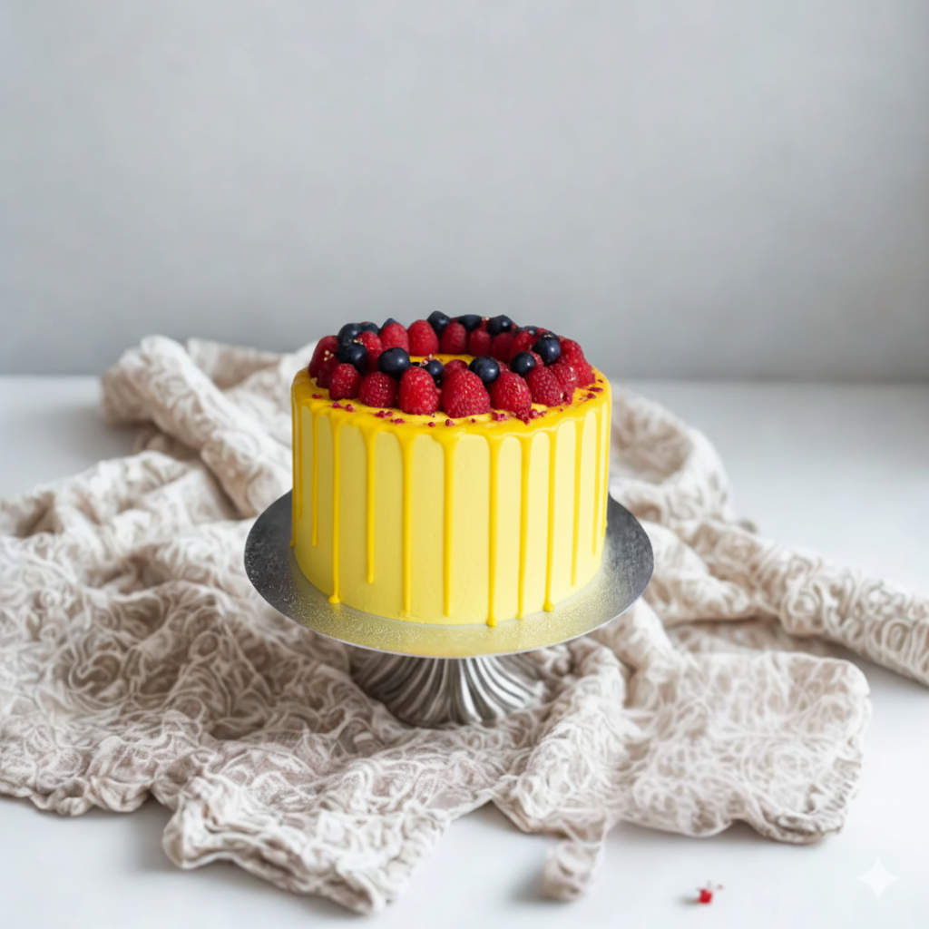 Red Velvet with Raspberry Insertion cake – Rotari bakes